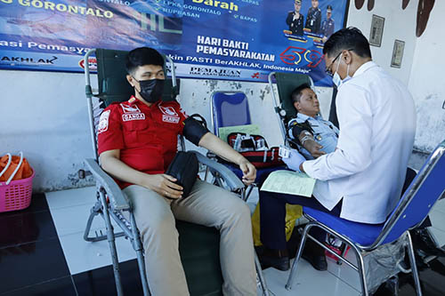 Jelang HBP Ke-59 , Lapas Gorontalo Gelar Donor Darah dan Pelayanan Kesehatan Gratis – Mimoza TV